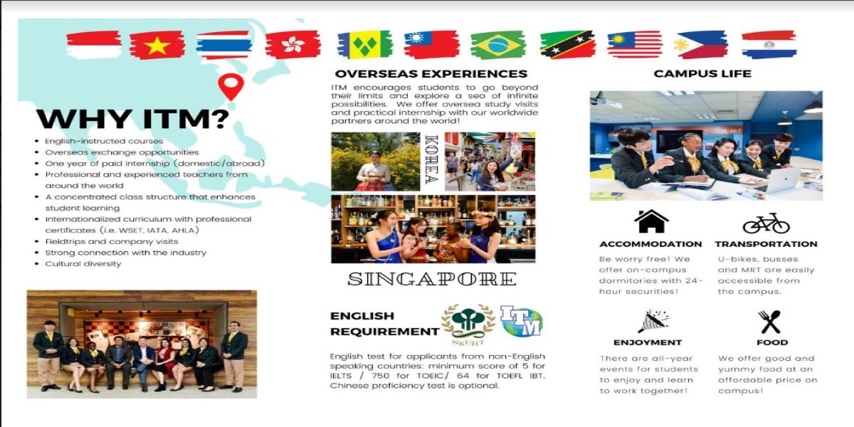 International bachelors’ programs of Tourism Management - Taiwan ...